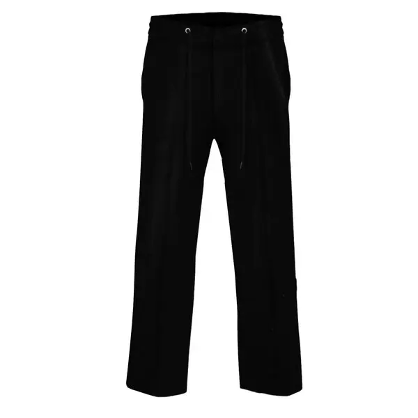 DAVID WEJ Washington Drawstring Corduroy Trouser - Black