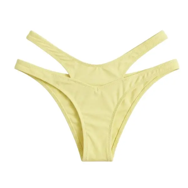 ACQUA PURA Sol’ Cut Out Yellow Bottoms Portofino - Gold