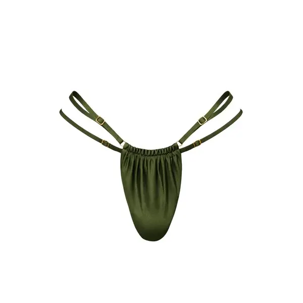 IVY SWIMWEAR Selene In Army Bottom - Green