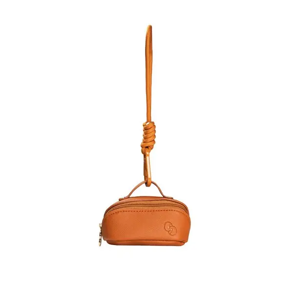 6FIFTYTWO® Rust Mini Carry-all Bag Charm - Orange