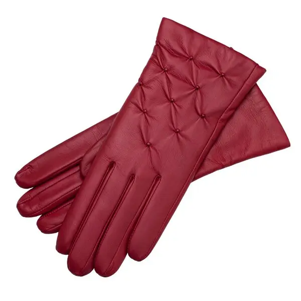 1861 GLOVE MANUFACTORY Firenze Nappa Leather Gloves In Rosso - Red