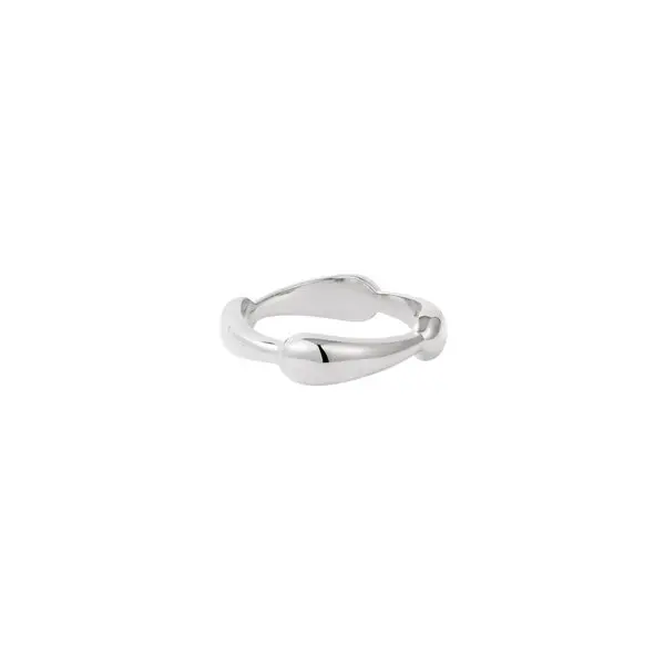 VANCHI Colette Link Droop Ring - Silver