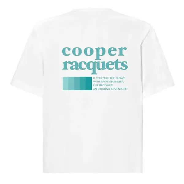 COOPER RACQUETS Adventure T-shirt / Blue - White