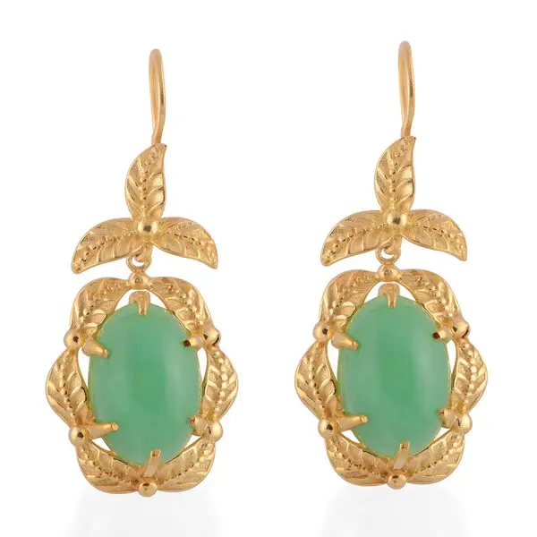 EMMA CHAPMAN JEWELS Tashi Chrysoprase Earrings - Green