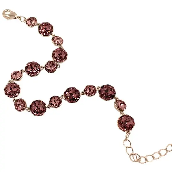 1610ISTANBUL Bosphorus Amethyst Swarovski Bracelet - Grey