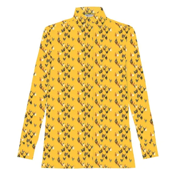 MY PAIR OF JEANS Chicks Linen Shirt - Yellow