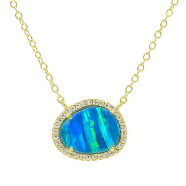 KAMARIA Kokoto Necklace Opal - Blue