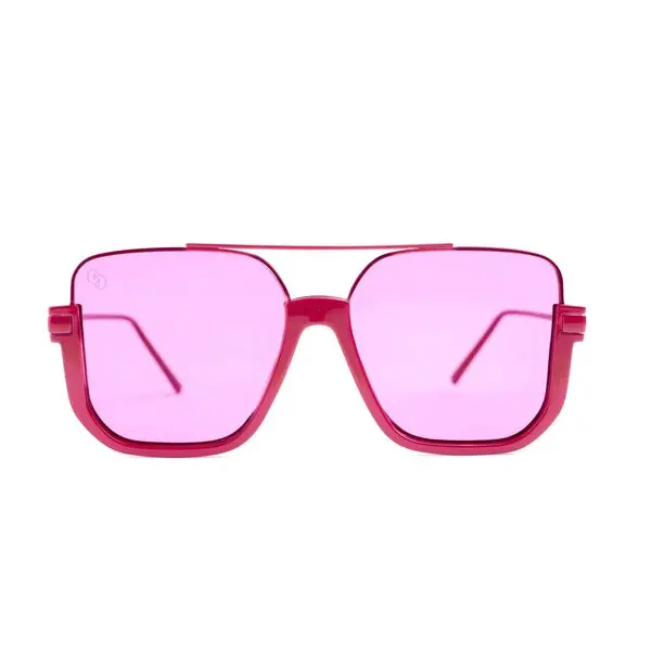 6FIFTYTWO® Metal Alloy Sunglasses - Pink/red