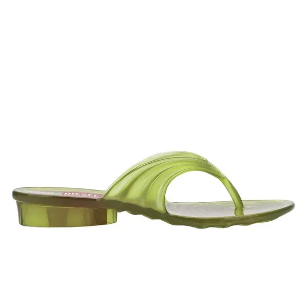Melissa Quantam Thong X Diesel Transparent - Yellow