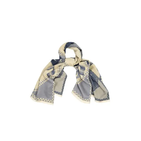 Saachi Equestrian Reversible Scarf - Blue