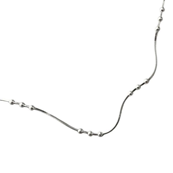 SPERO LONDON Three Bead Sterling Satellite Bracelet - Silver