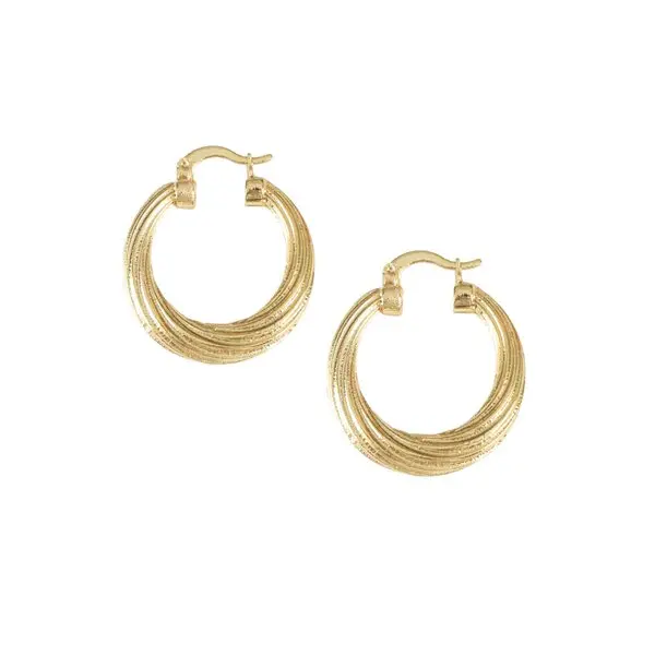 MAISON DE GALA Iris Hoop Earring