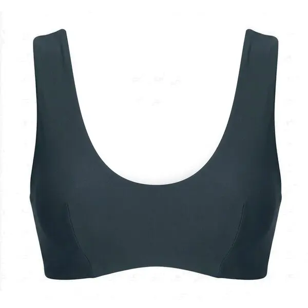 SEROTONE SWIM The Scoop Swim Bra Stone - Blue
