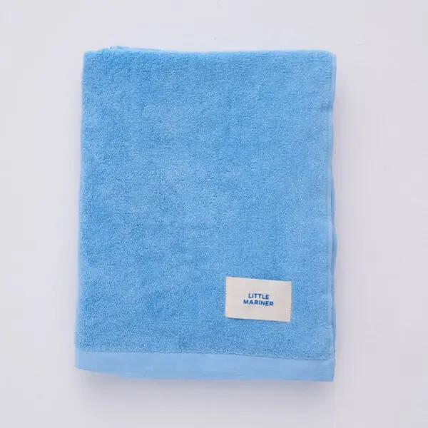 LITTLE MARINER Coastal Terry Towel - Blue