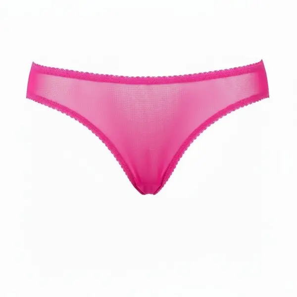 THE COOLGIRL NYC Jane Thong In Mesh - Pink