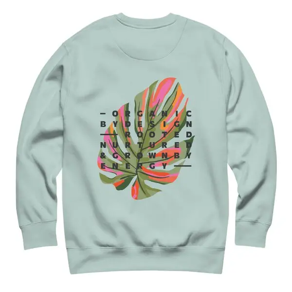 ANCHOR & CREW Ice Organic Design Passenger Organic Cotton Sweatshirt - Blue