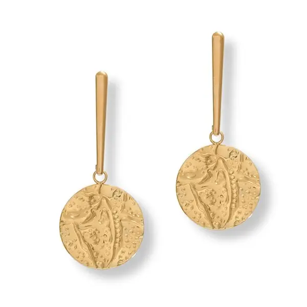 A WEATHERED PENNY Beverly Studs - Gold
