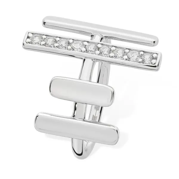 LUCY QUARTERMAINE Quad Key Ring - Silver
