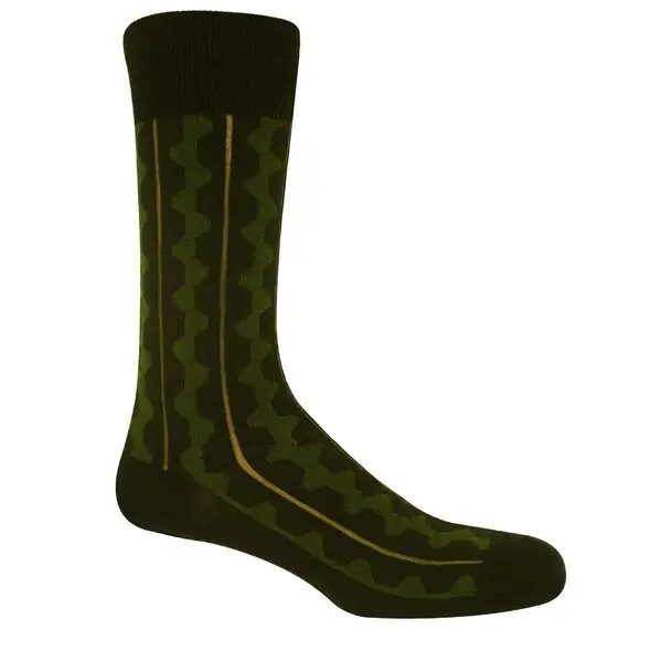 PEPER HAROW - MADE IN ENGLAND Groove ’s Socks – Olive - Green