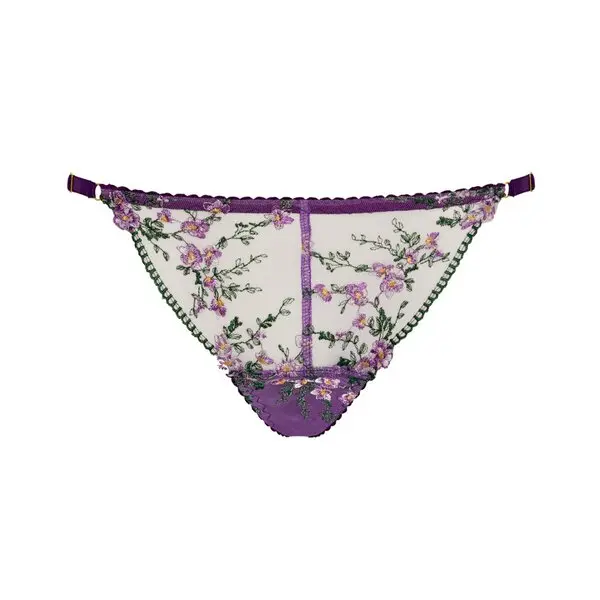 LIMAR Green / Purple Violet Bloom Tanga - Green/purple