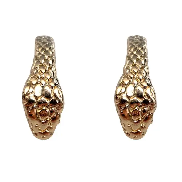 IN CAUDA VENENUM Drakaina Earrings - Gold