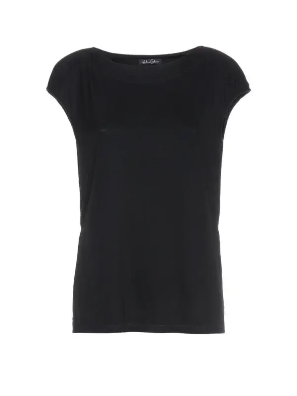 HELENE GALWAS Bea Viscose Sleeveless Top - Black