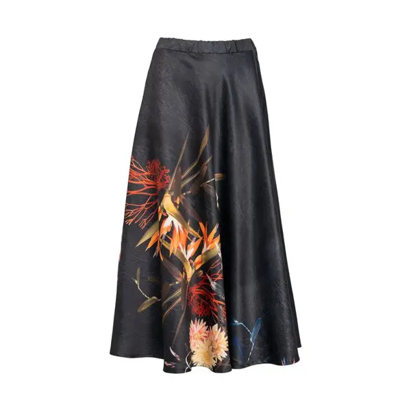 ARTISTA Night Eye Maxi Skirt - Black