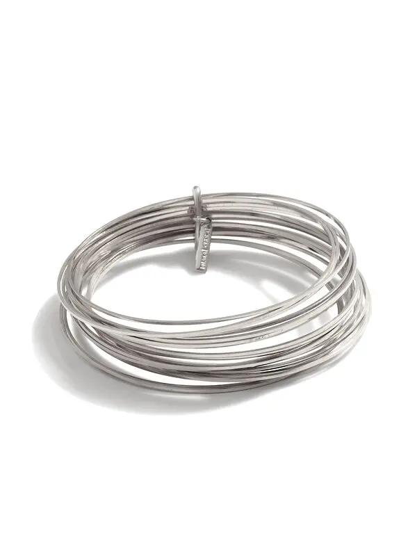JAREDJAMIN Twenty Something Bangle Stack - Silver
