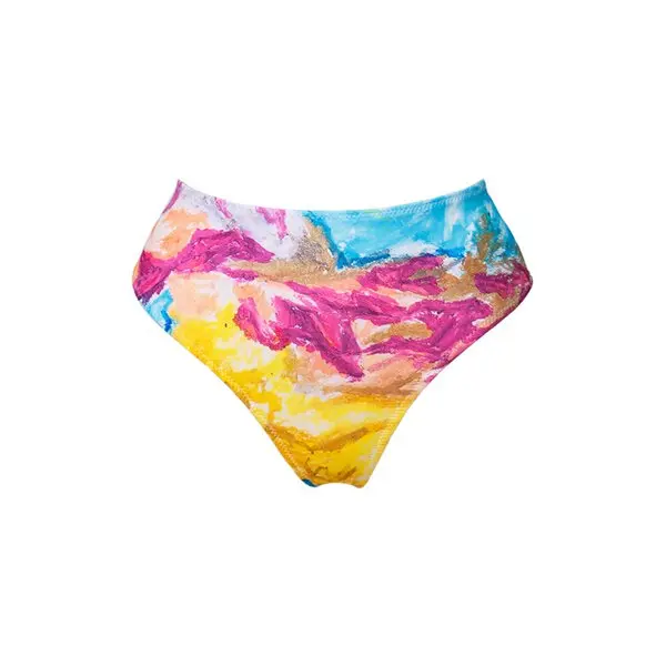 AULALA PARIS Aulala X Fuchsia Art High-waist Bottom Multicolour - Pink