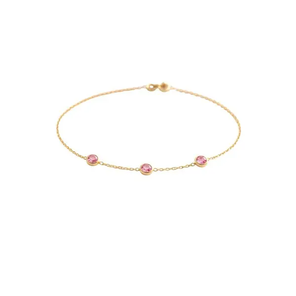 LILY FLO JEWELLERY Sapphire Bracelet - Pink