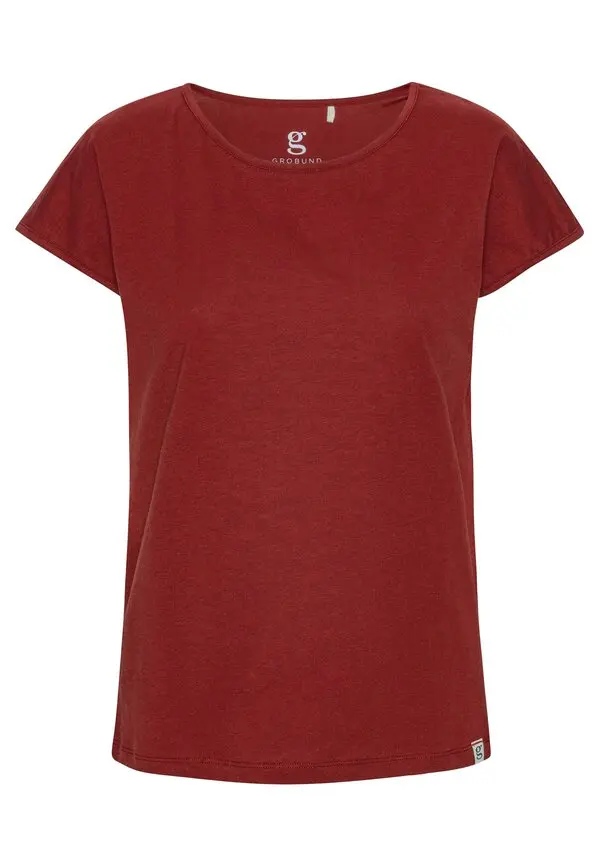 GROBUND Anna T-shirt The One In Wine - Red