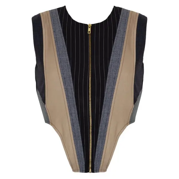 PALOMA LIRA Black / Brown / Grey Renewal Corset Brown - Black/brown/grey