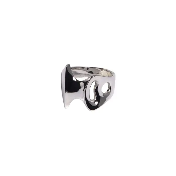 LUNA DELPHINE Blade Ring Two - Silver