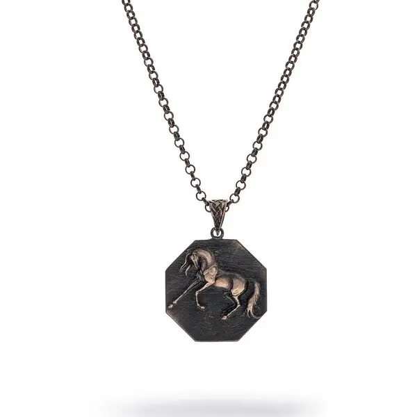 EBRU JEWELRY Freedom Rider ’s Sterling Necklace - Silver