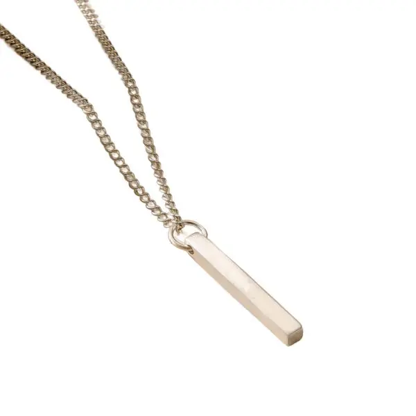 POSH TOTTY DESIGNS Sterling Bar Necklace - Silver