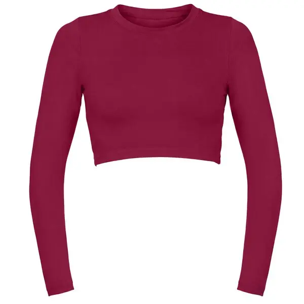 SUNSITIVA Upf Sunshield Top Rash Guard Burgundy - Red