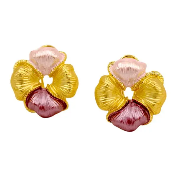 1610ISTANBUL Istanbulite Spring Enamel Earrings