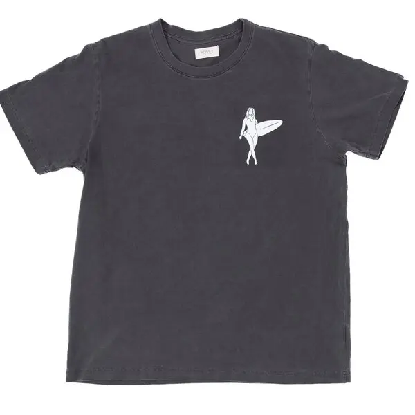 ARIKO Surf Gal Graphic T-shirt - Grey