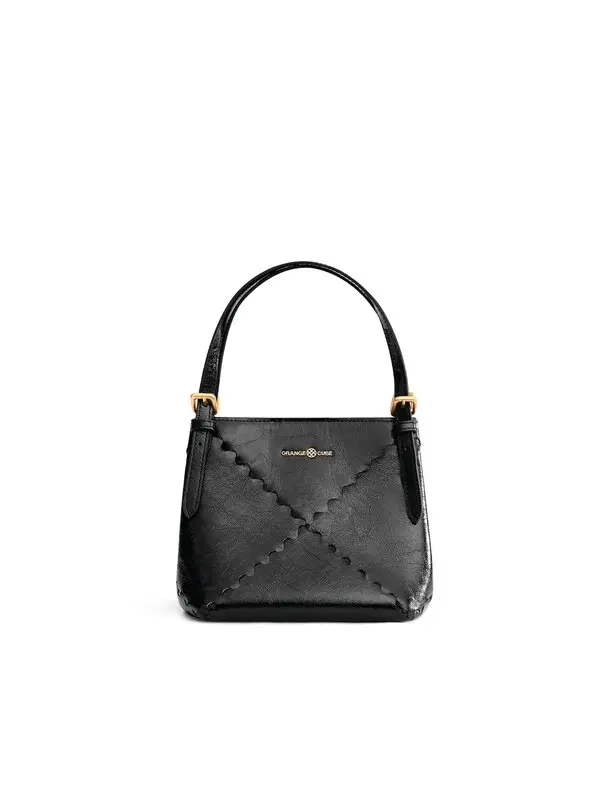 ORANGE CUBE Dusk Mosaic Mini Tote - Black