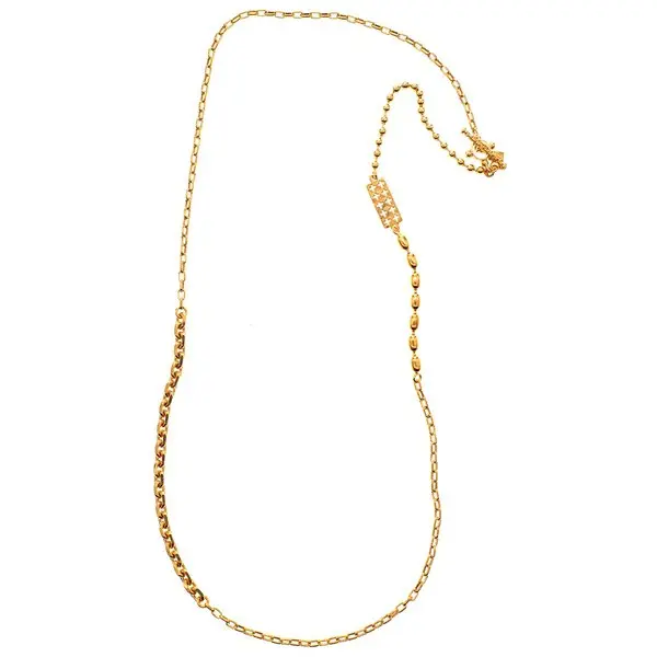 GEM KINGDOM Plated Basic Chain Geo - Gold