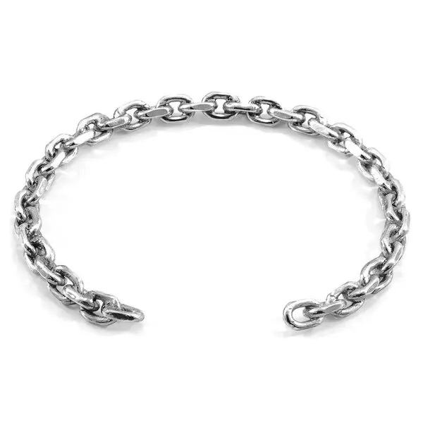 ANCHOR & CREW Halyard Sail Chain Bangle - Silver