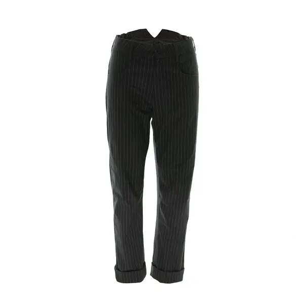 SILVIA SERBAN Boyfriend Pants - Black