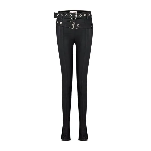 PCFG Your Itch Two Belt Denim Pant - Black