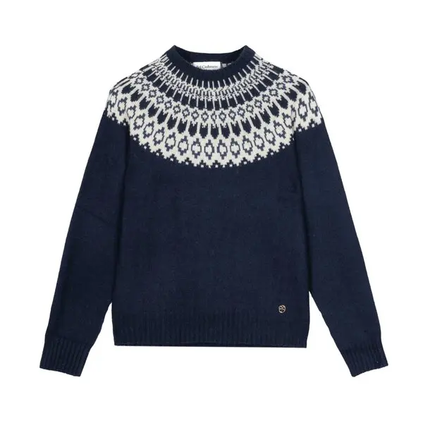 BEL CASHMERE Martina Cashmere Sweater - Blue
