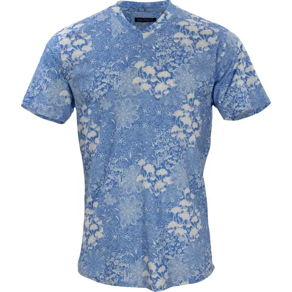LORDS OF HARLECH Maze Paisley Floral - Blue