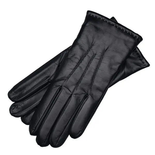 1861 GLOVE MANUFACTORY San Severo Leather Gloves In Dark - Blue