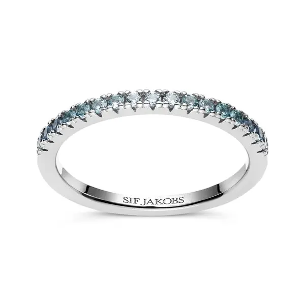 SIF JAKOBS JEWELLERY Blue / Silver Ring Ellera Silver Blue Gradient - Blue/silver