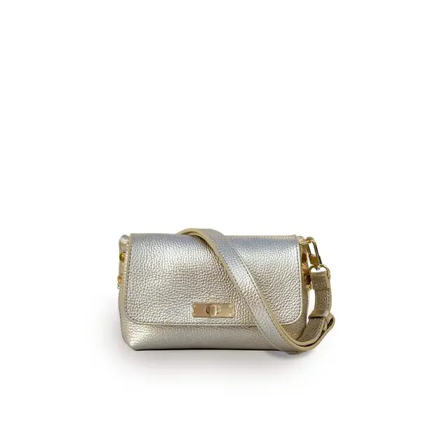 APATCHY LONDON The Maisie Mini Leather Bag - Gold