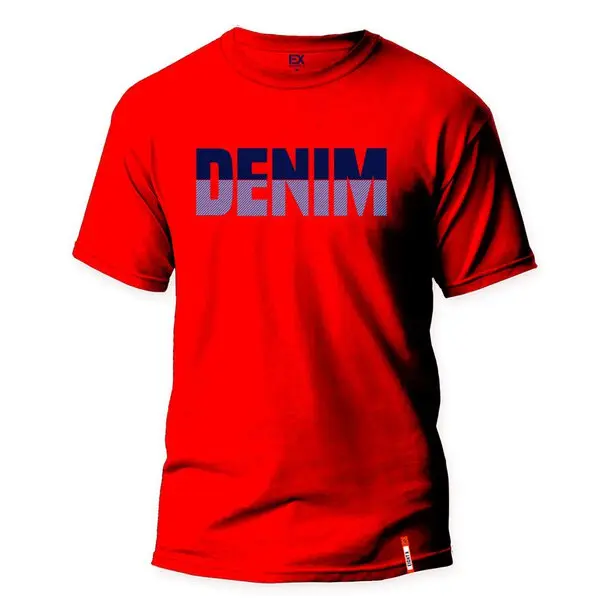 EIGHT X Big Denim Street T-shirt - Red
