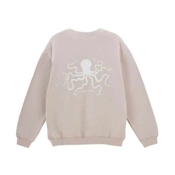 SAINT ONE CO. Prima Octo Sweatshirt Light Taupe - Brown